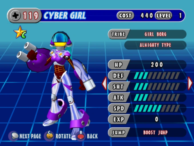 Cyber Girl | Gotcha Force Wiki | Fandom