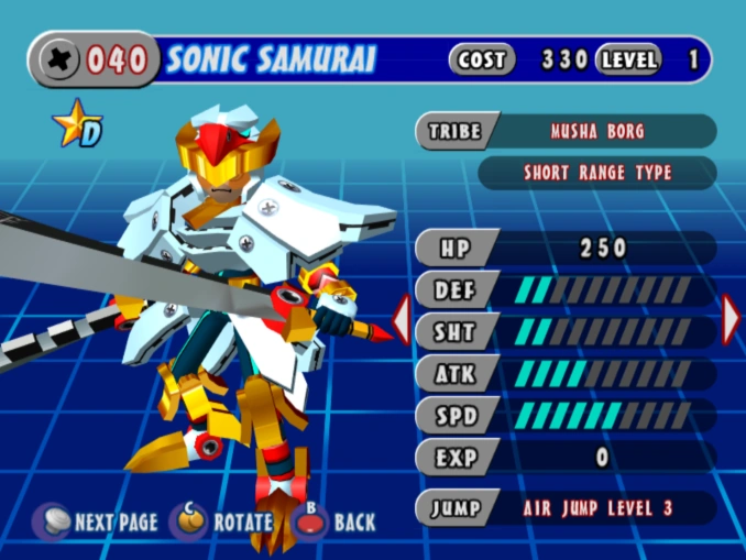 Sonic Samurai | Gotcha Force Wiki | Fandom