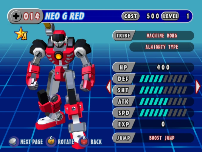 Neo G Red | Gotcha Force Wiki | Fandom