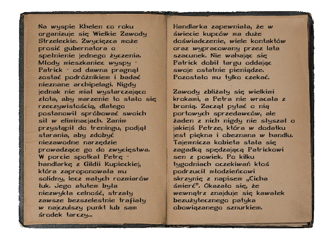Historia łucznika z Khelen | Gothicpedia | Fandom