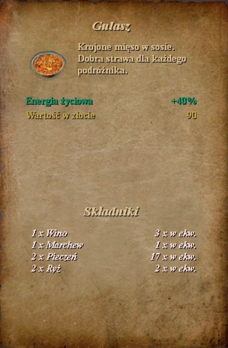 Przepis na gulasz | Gothicpedia | Fandom