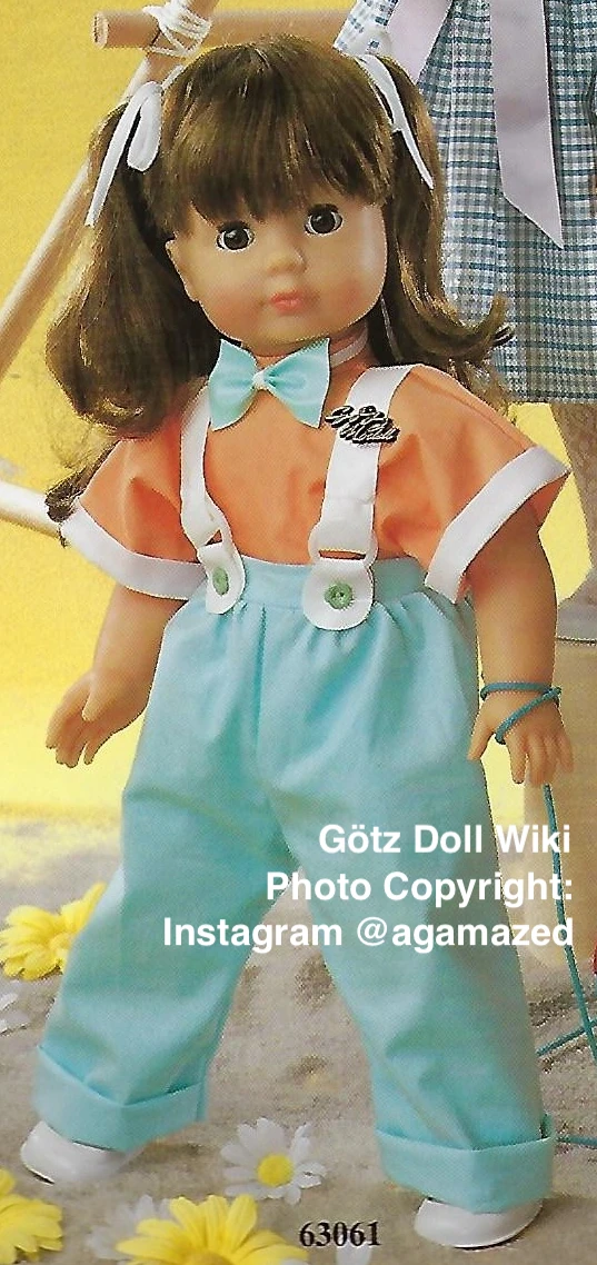 1986 HILARY - Soft-Bodied Doll with Jointed Arms and Legs 20" WEICHGELENKPUPPE 63061 | Gotz Doll ...