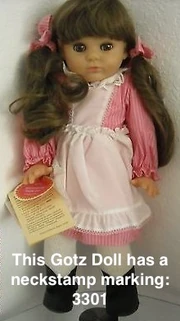 Vintage Gotz Doll Facial Molds and Neckstamp Markings | Gotz Doll Wiki ...