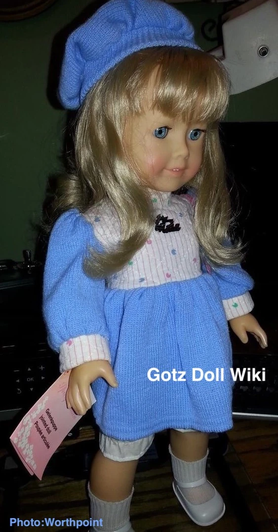 ROMINA 07 - 1980s Gotz All-Vinyl 18" GELENKPUPPE - American Girl Doll ...