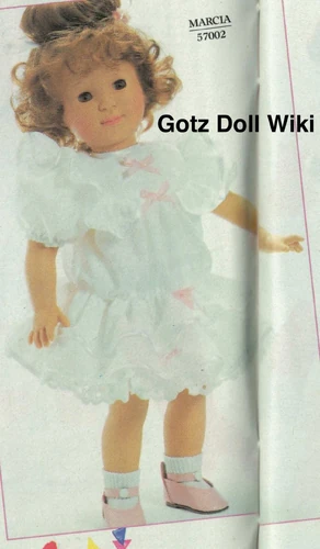 1991 MARCIA - Soft Standing 18" WEICHSTEHPUPPE 57002 - Gotz Play Doll ...