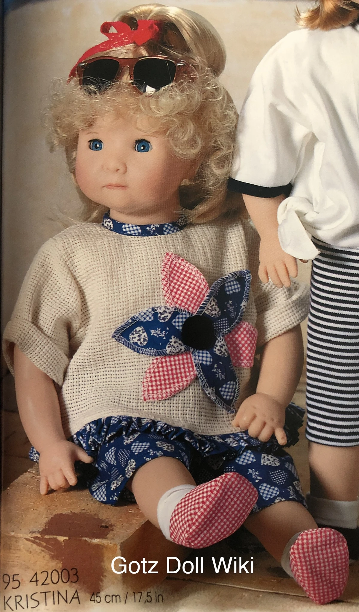 1995 KRISTINA - Soft Standing 17.5" WEICHSTEHPUPPE 42003 | Gotz Doll Wiki | Fandom