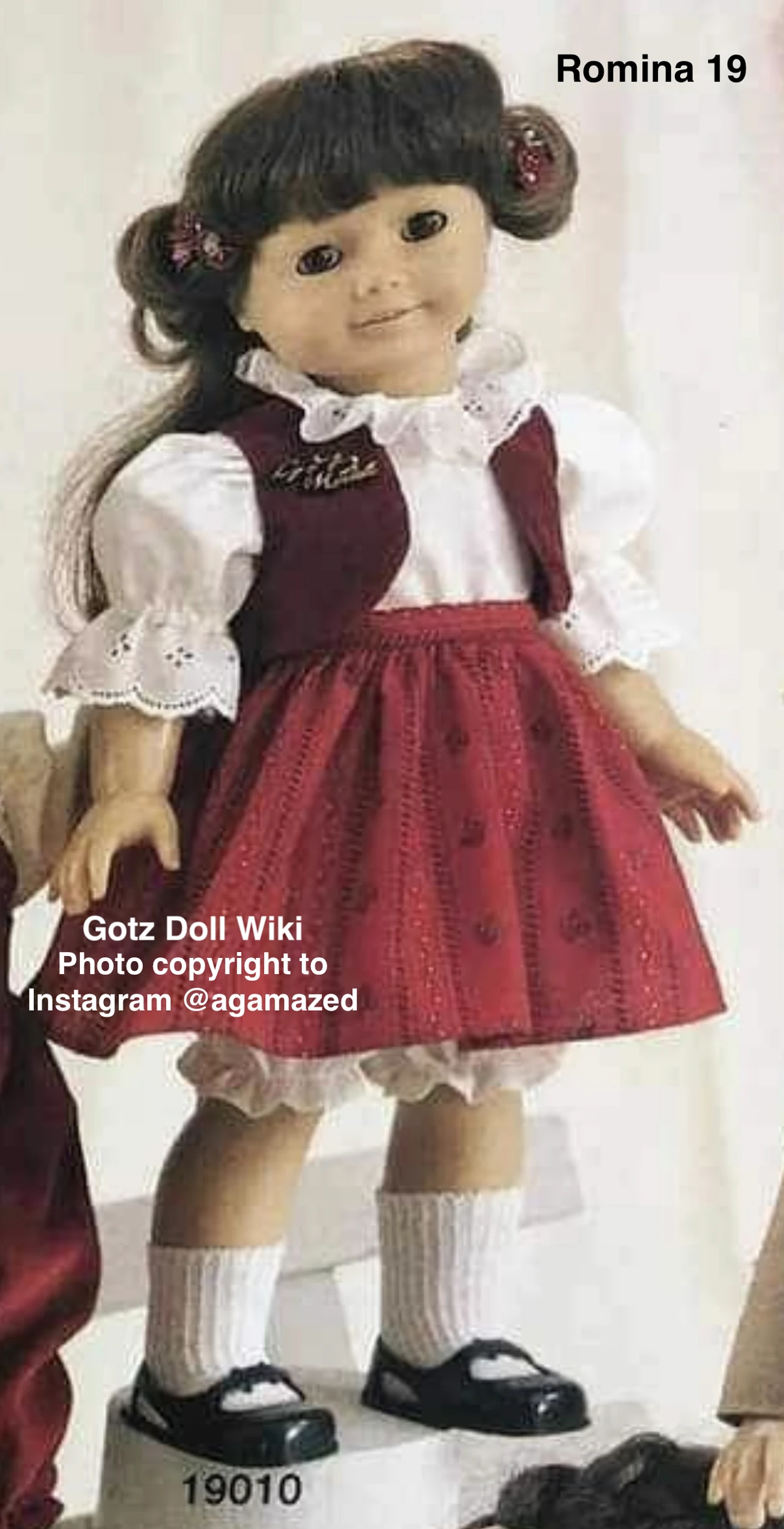 ROMINA 19 - Pre-1987 Gotz All-Vinyl 18" GELENKPUPPE - 19010 - American ...