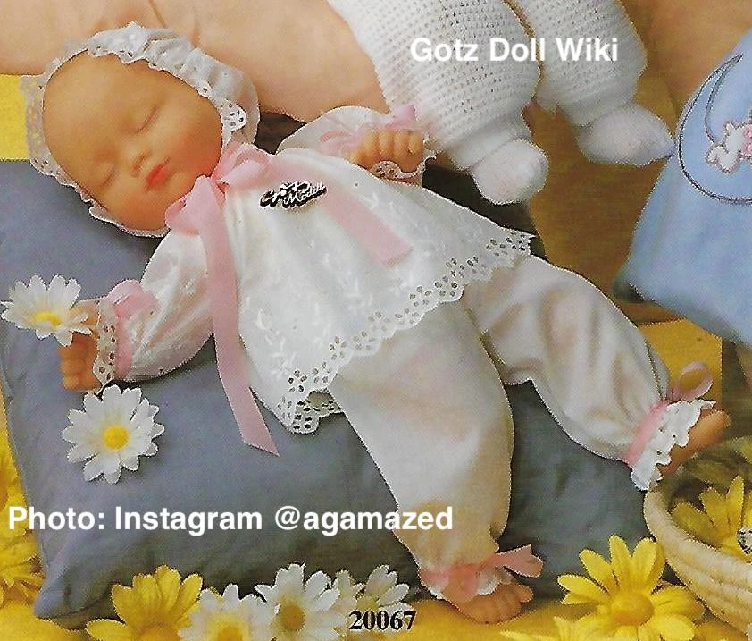 1986 SLEEPING BABY CHARLOTTE in WHITE - Gotz Soft Baby 16" WEICHBABY 20067 | Gotz Doll Wiki | Fandom