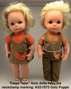 Vintage Gotz Doll Facial Molds and Neckstamp Markings | Gotz Doll Wiki ...