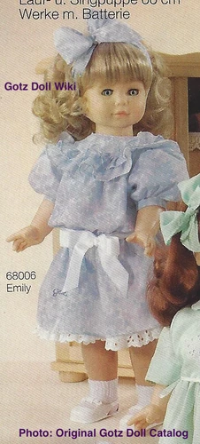 1987 EMILY - Gotz Walking/Singing Doll 24" LAUF- u. SINGPUPPE 68006 ...