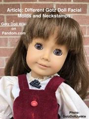 Different Gotz Doll Facial Molds and Neckstamps | Gotz Doll Wiki | Fandom