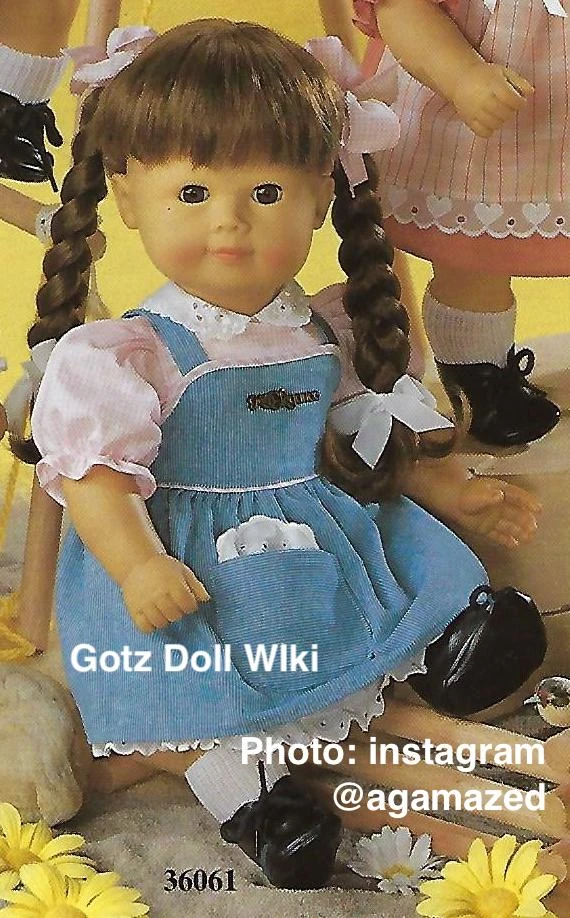 1986 IRENE - Gotz Soft-Bodied Baby Doll with Jointed Arms and Legs 20" WEICHGELENKBABY 36061 ...