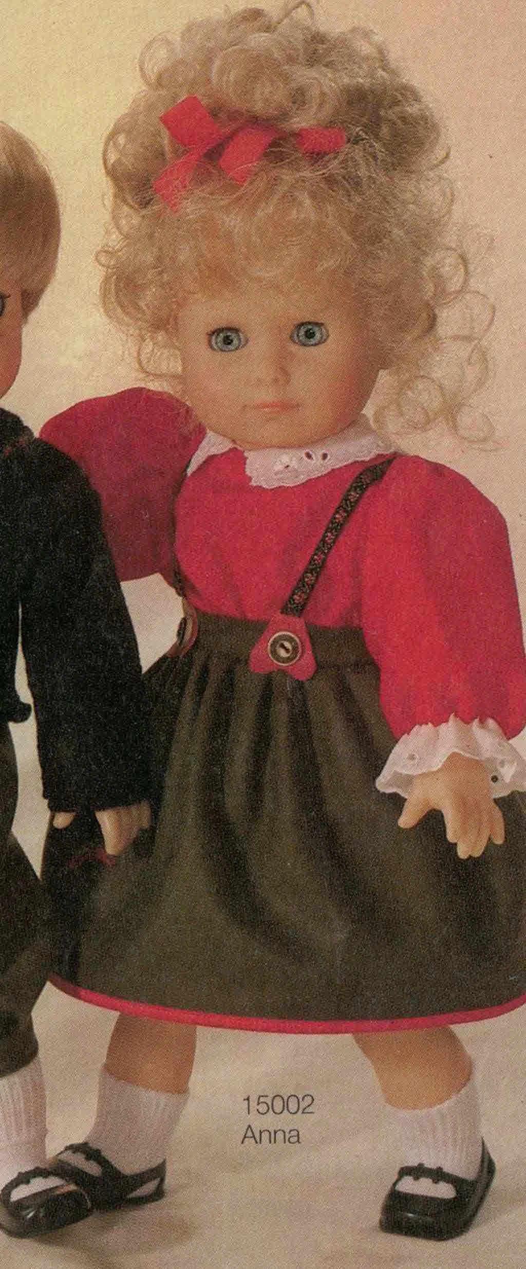 1987 ANNA - Soft Articulated 16" WEICHGELENKPUPPE 15002 | Gotz Doll ...