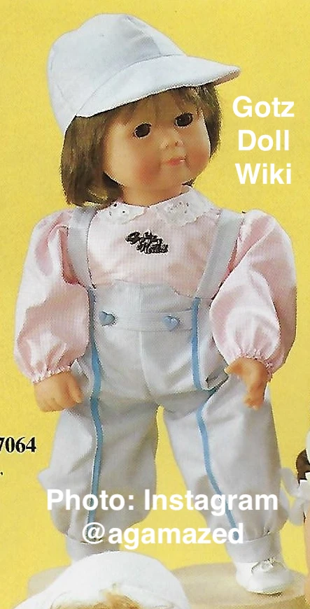 1986 PETER - Gotz Soft-Bodied Baby Doll with Jointed Arms and Legs 20" WEICHGELENKBABY 37064 ...