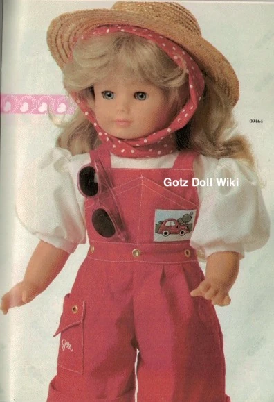 1992 JESSICA - Soft Standing 19" WEICHSTEHPUPPE 09464 | Gotz Doll Wiki ...