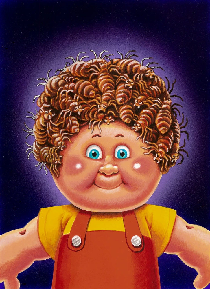 BRICE Lice - Infested IAN | Garbage Pail Kids Wiki | Fandom
