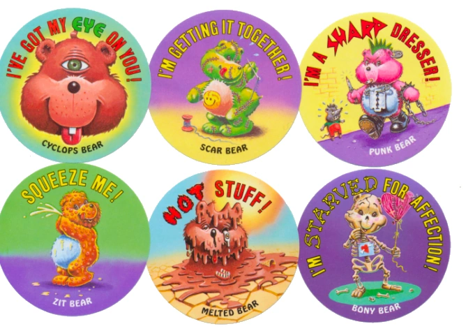 Gross Bears | Garbage Pail Kids Wiki | Fandom