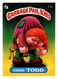 Odd TODD - Bent BEN | Garbage Pail Kids Wiki | Fandom