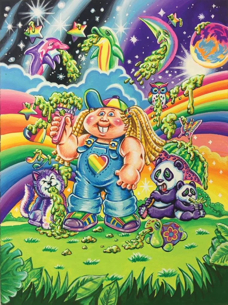 Loathsome LISA - Foul FRANKIE | Garbage Pail Kids Wiki | Fandom