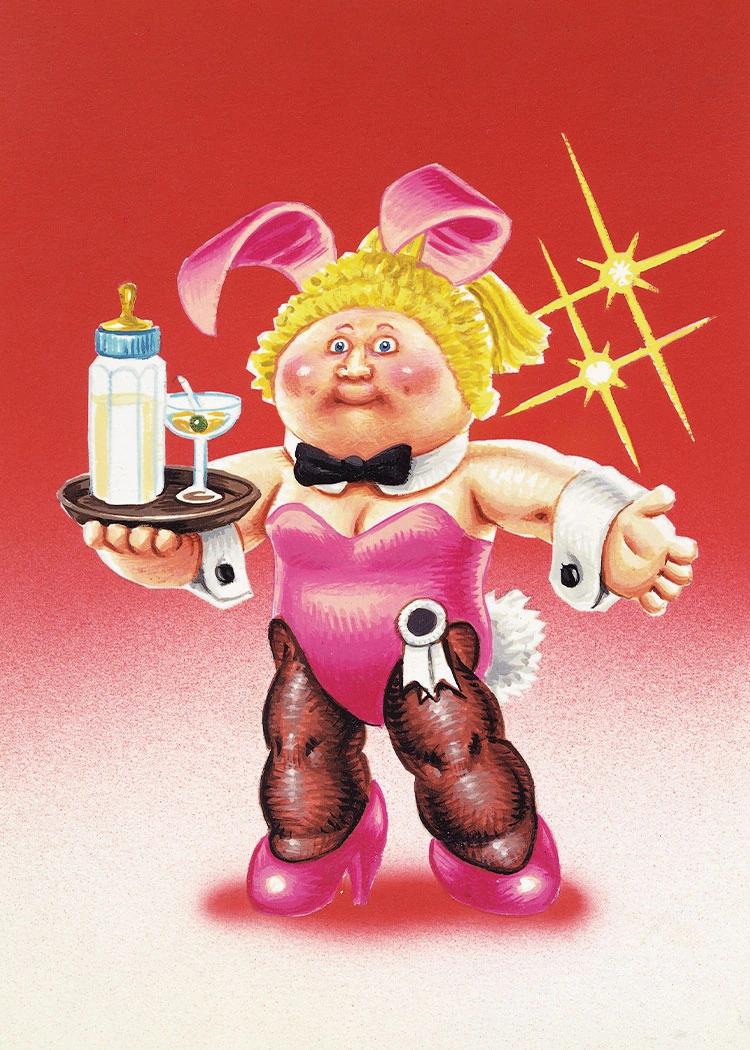 BONNIE Bunny - Pourin' LAUREN | Garbage Pail Kids Wiki | Fandom