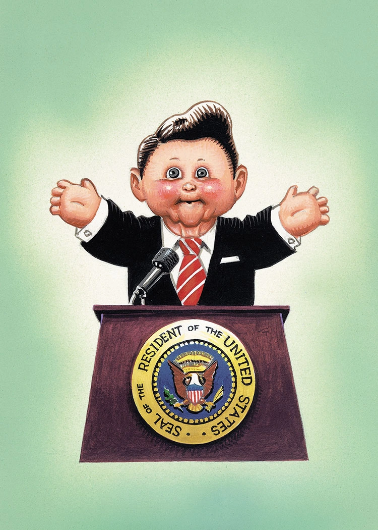 Rappin' RON - RAY Gun | Garbage Pail Kids Wiki | Fandom