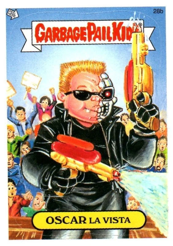 ARMED Arnie - OSCAR La Vista | Garbage Pail Kids Wiki | Fandom