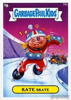 A.Kate Skate/b.Speed Demona | Garbage Pail Kids Wiki | Fandom