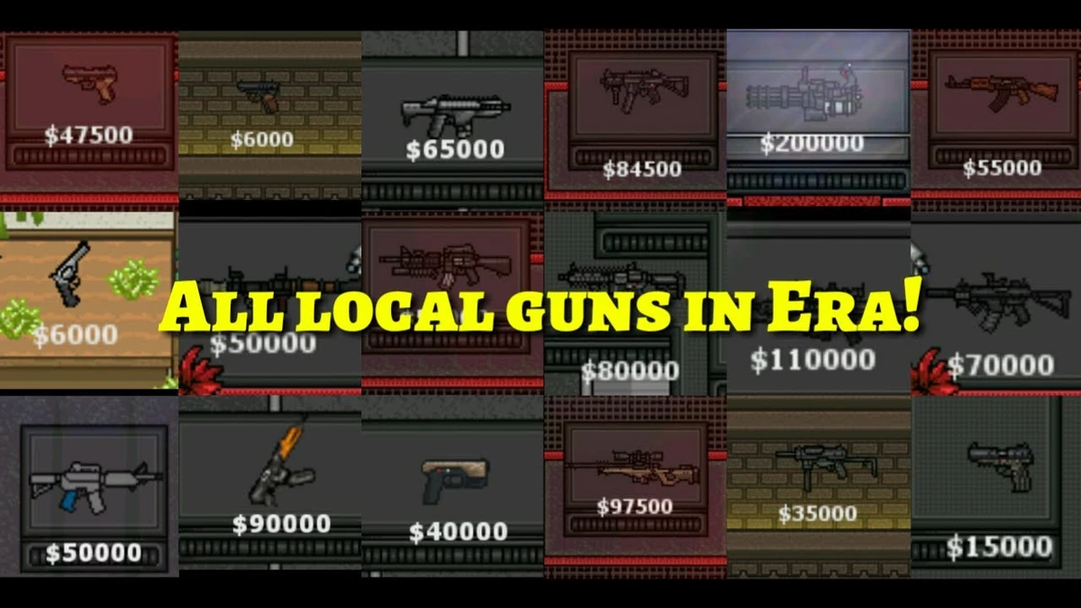 Buyable Guns | GraalOnline Era Wiki | Fandom