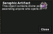 Seraphic Artifact | Graal Zodiac Wiki | Fandom