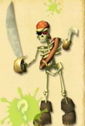 Unused Skeleton Pirate | Ghoulipedia | Fandom