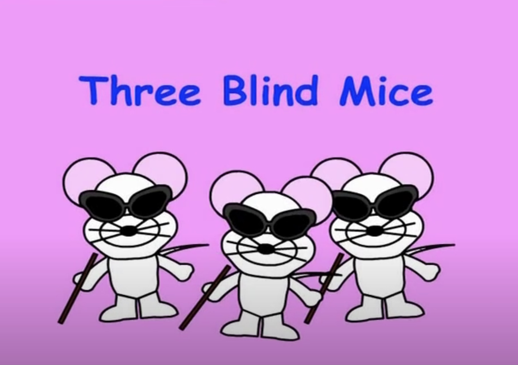 Three Blind Mice Nursery Rhyme