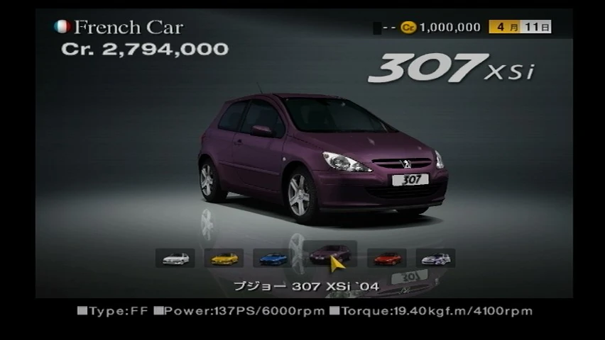 GT5 Transcripts/Peugeot 307 XSi '04 | Gran Turismo Wiki | Fandom