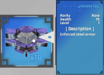 Azure Knightplate top | Grand Alfheim Wiki | Fandom