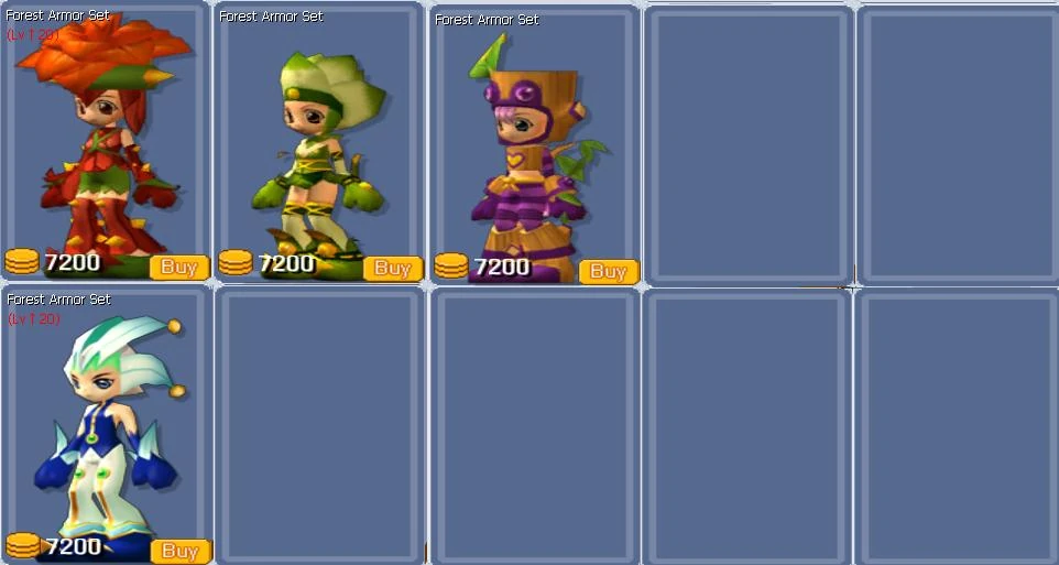 Forest Armor Set | Grand Chase Wiki | Fandom