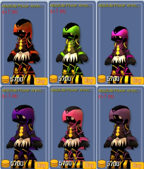 Absolute Power Armor Set | Grand Chase Wiki | Fandom