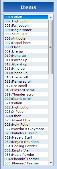 Item List | Grandmaster Wiki | Fandom