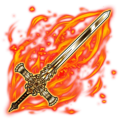 Fire Relic 'Sword of the Flaming Knight' - Grand Summoners Wiki