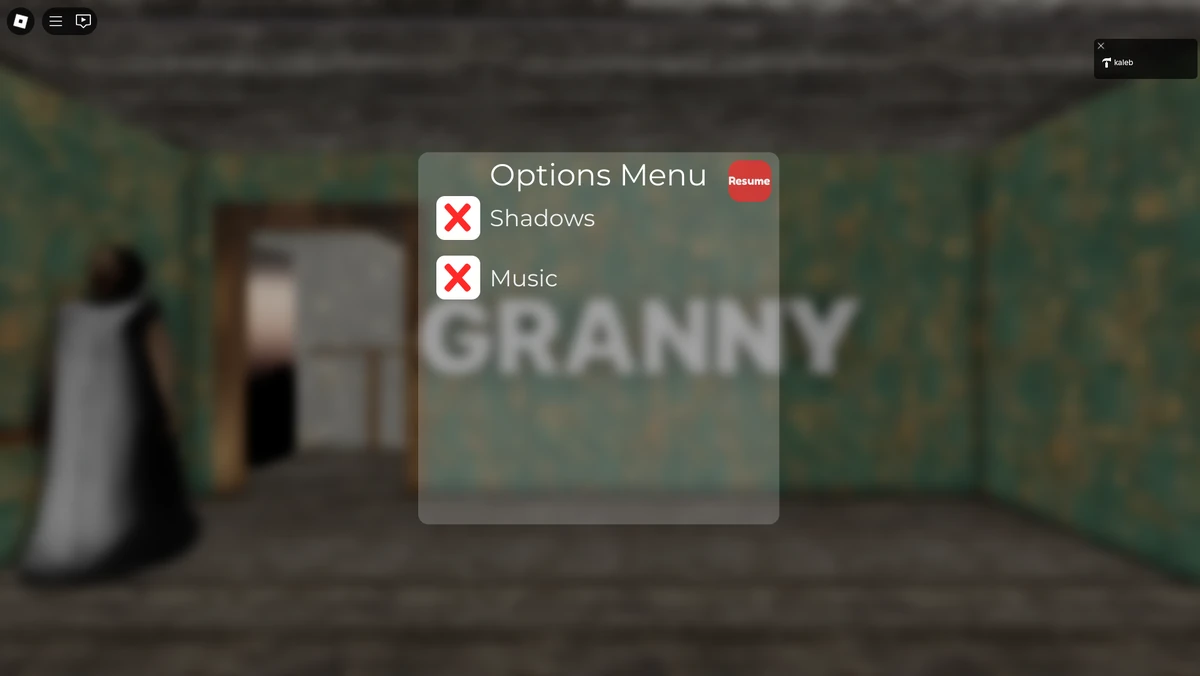 Options Menu | Granny pc roblox Wiki | Fandom