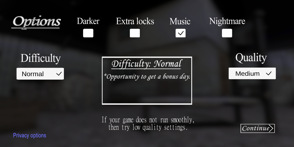 Options Menu | Granny Wiki | Fandom