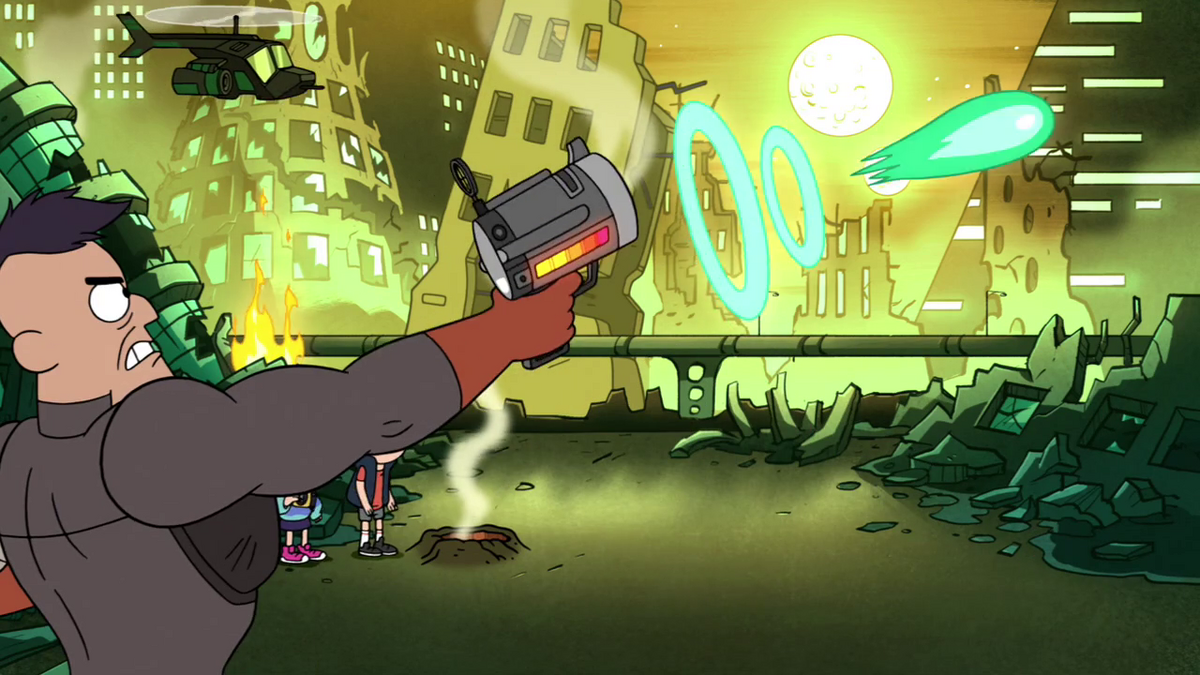 Laser arm cannons | Gravity Falls Wiki | Fandom