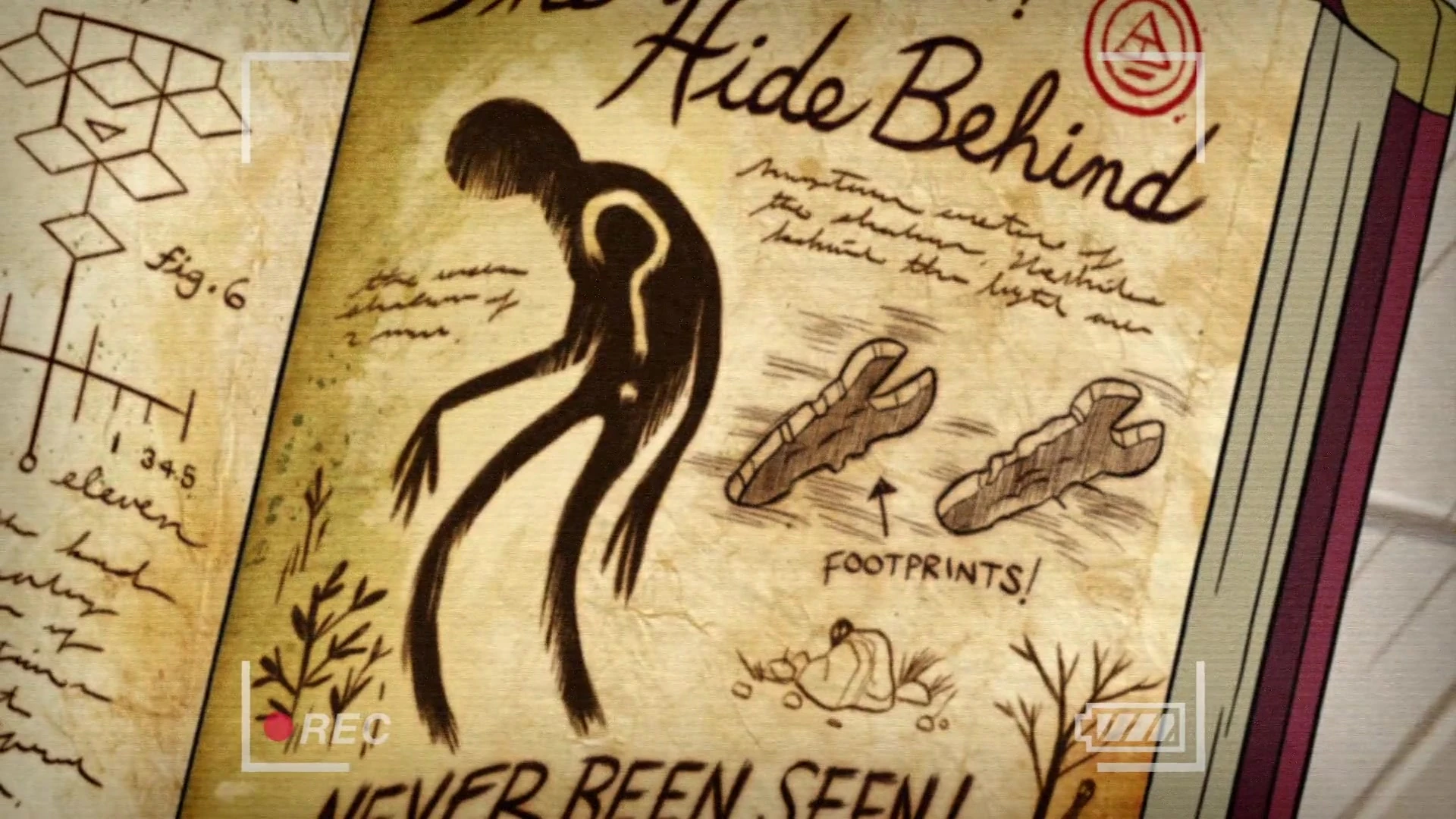 Gravity Falls Hide Behind