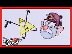 how to draw the characters from gravity falls