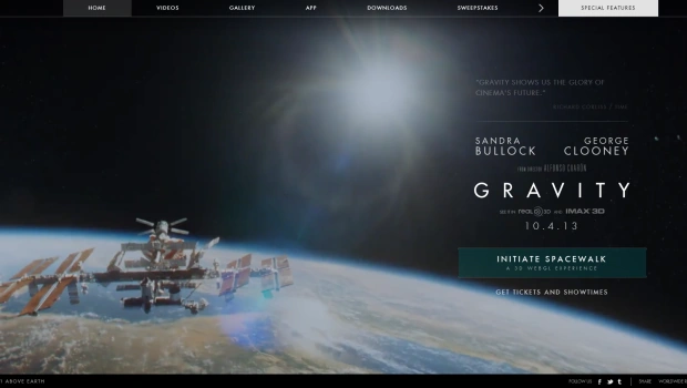 Gravity website | Gravity Movie Wiki | Fandom