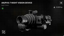 AN/PVS-7 Night Vision Device | Gray Zone Warfare Wiki | Fandom