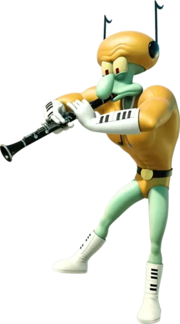 Squidward Transparent