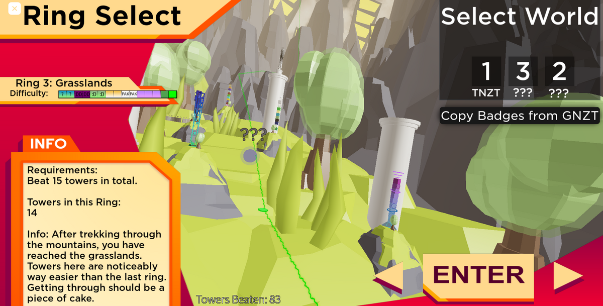 Ring 3 Grasslands The Noob Zone Towers Wiki Fandom