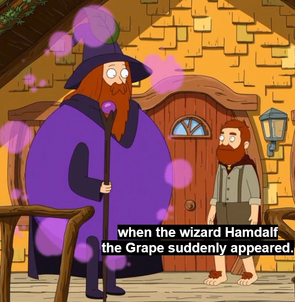 Hamdalf the Grape | The Great North Wiki | Fandom