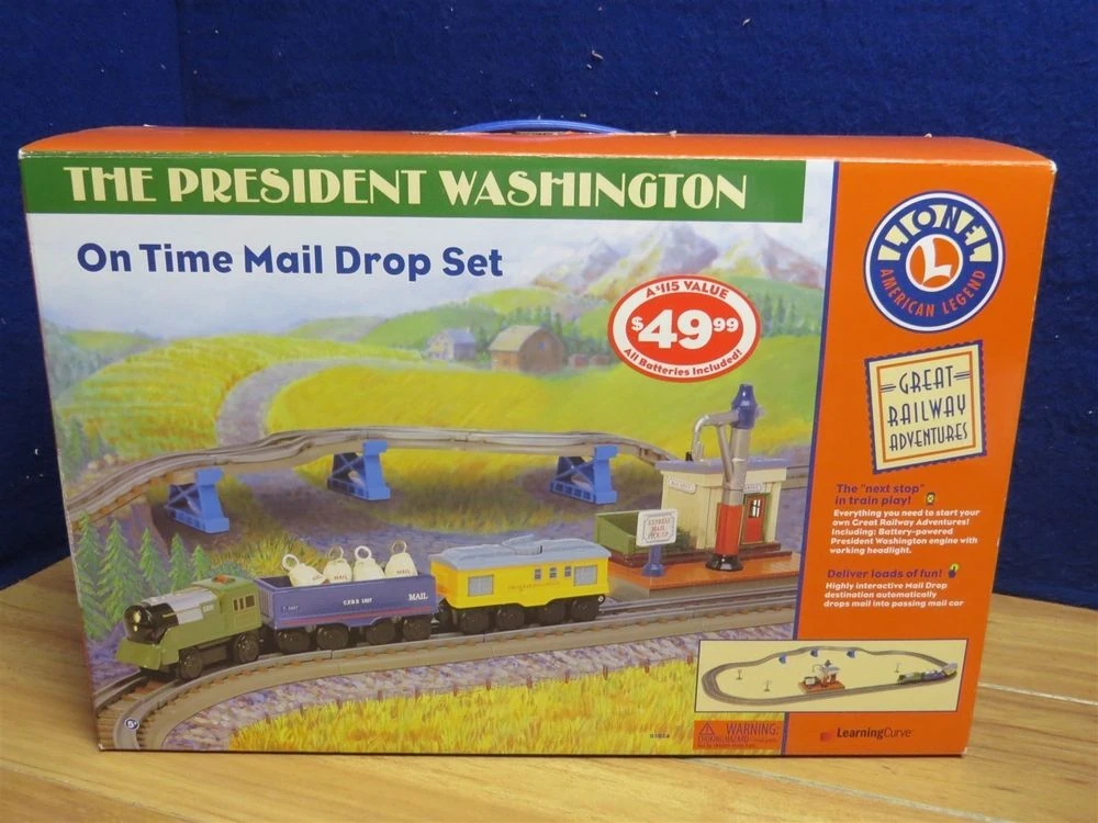 The President Washington On Time Mail Drop Set | Great Railway ...