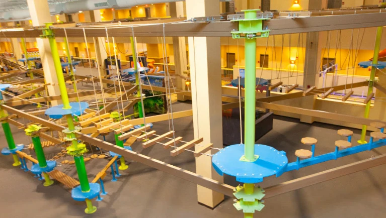 Howlers Peak Ropes Course | Great Wolf Lodge Wiki | Fandom