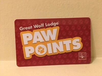 Paw Points | Great Wolf Lodge Wiki | Fandom